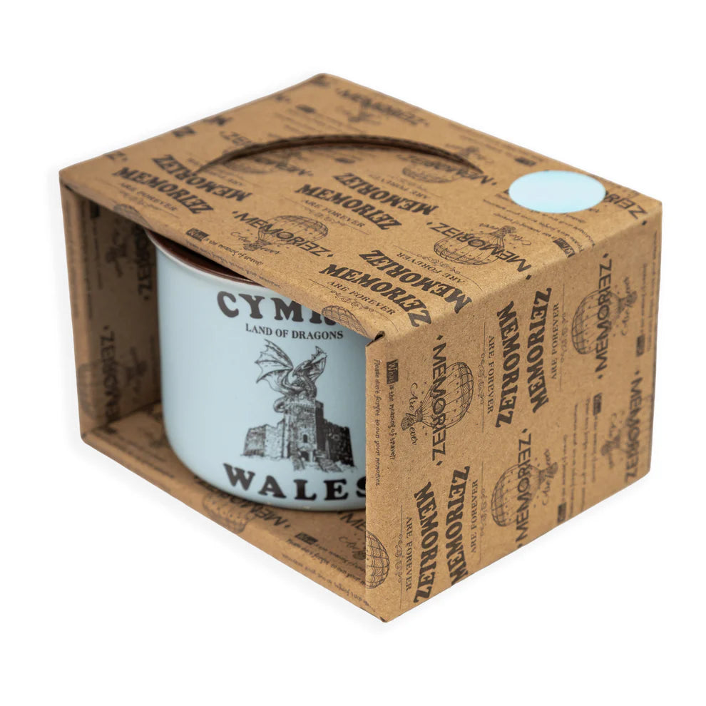Wales Matt Porcelain Mini Mug-Light Blue – Macey Sports